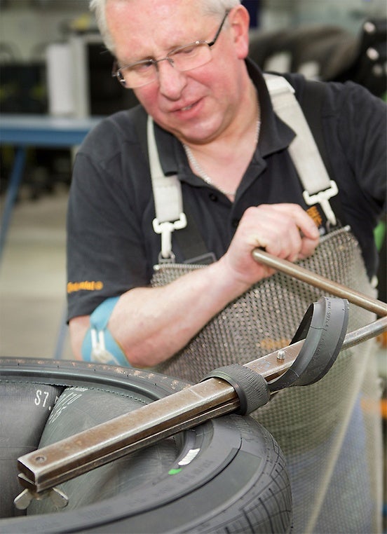 Destructive tyre analysis | Continental tyres